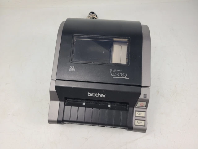 BROTHER P-TOUCH QL-1050 Wide Format Direct Thermal Printer Bundle ...