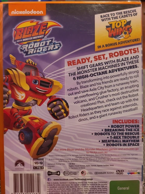 BLAZE AND THE Monster Machines: Robot Riders DVD | Region 4 brand new ...