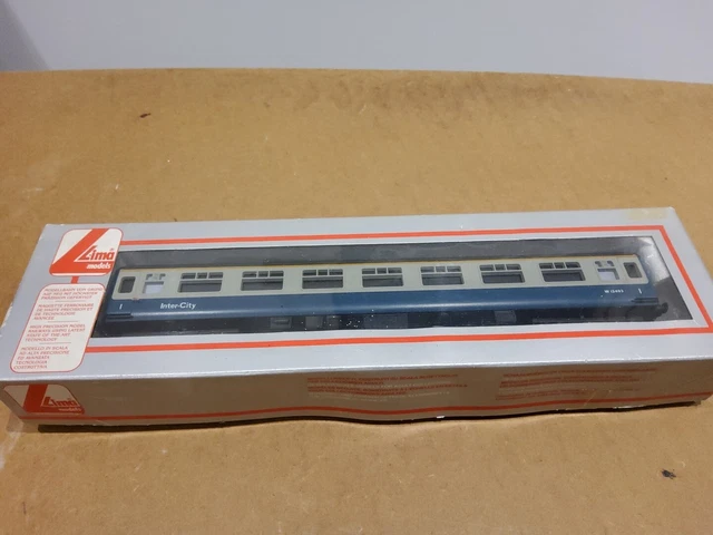 LIMA 305302A2 OO Gauge BR Intercity W13493 Coach IC Blue & Grey Unused ...