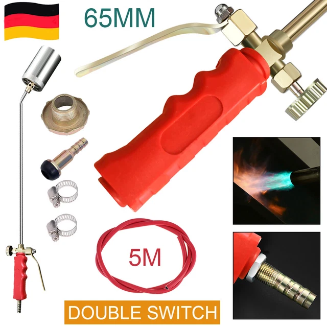 GASBRENNER DACHBRENNER BRENNER Schweißbahn Dachpappe Abflammgerät Unkrautbrenner EUR 15,99 ...