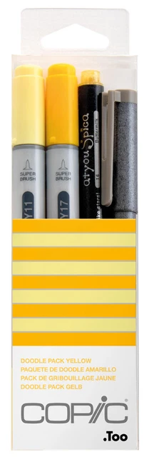 COPIC MARKER CIAO 4er Set "Doodle Pack Yellow" EUR 16,46 - PicClick DE