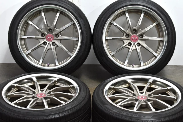 JDM WEDS WHEEL set 4wheels set 18 inch 9J +30 +36 PCD 114.3 225/45R18 ...