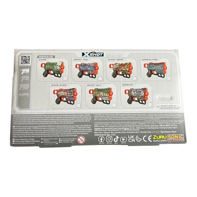 ZURU X SHOT Sonic the Hedgehog Skins Blaster Gun SEGA NEW NIB £19.63 ...