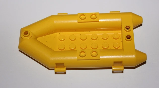 LEGO ZODIAC JAUNE Boat, Rubber Raft ref 30086/Set 6451 6479 6560 6559 ...