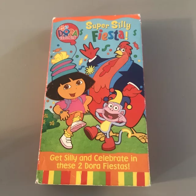 Dora The Explorer Super Silly Fiesta Vhs 2004 Raro Eur 11 33
