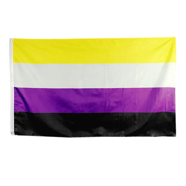 LARGE NON BINARY Pride Flag 5FT x 3FT Enby Pride Festival Parade Flag £4.99 - PicClick UK