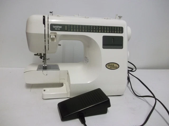 BROTHER ELECTRIC SEWING Machine Model RS-36 with foot pedal £59.50 ...