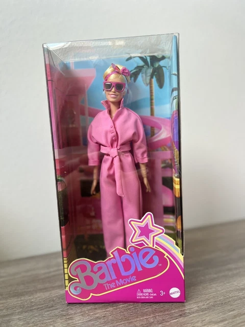 BARBIE THE MOVIE Collectible Doll Margot Robbie Pink Power Jumpsuit ️IN ...