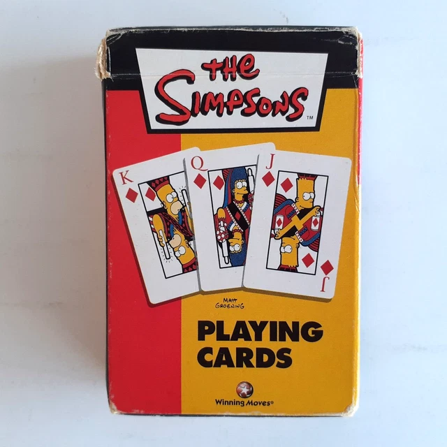 THE SIMPSONS PLAYING Cards, Winning Moves, Boxed Complete Deck, 2003 £8 ...