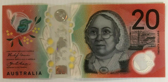 AUSTRALIAN BANKNOTE: 2019 Scarce $20 With Both Signatures Long EUR 27 ...