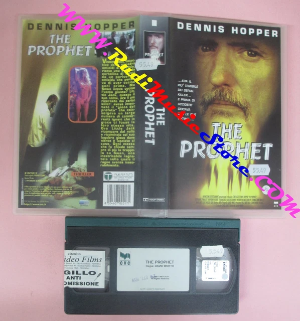 VHS FILM THE PROPHET 1999 Dennis Hopper CVC R10C2017 (F147) no dvd EUR ...