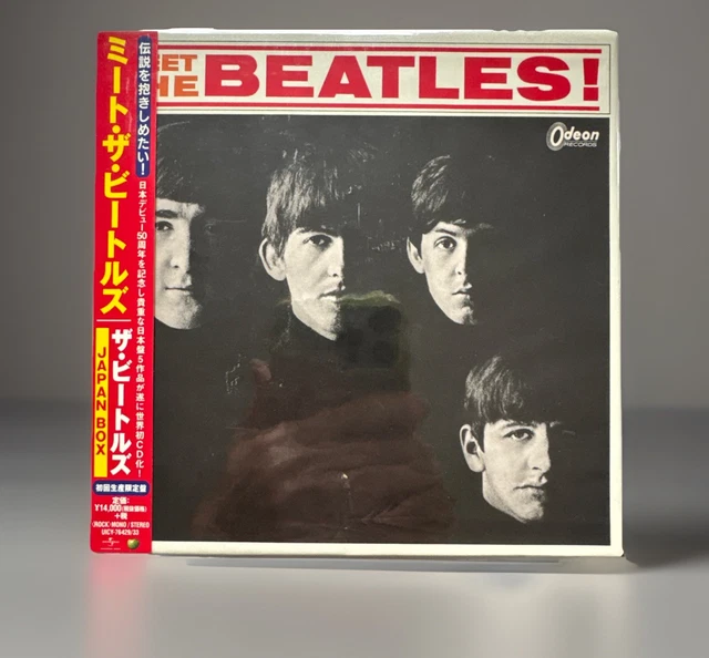 THE BEATLES MEET The Beatles Japan CD Box Set OBI Strip Reissue ...