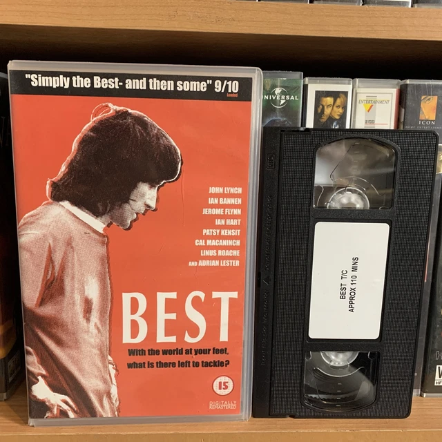 GEORGE BEST, BEST, Manchester Unite Rare Vhs Big box rental, Sample ...