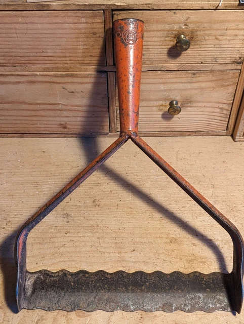 VINTAGE WOLF TOOLS Push Pull Hoe Head~Old Garden Tool~ £16.00 - PicClick UK