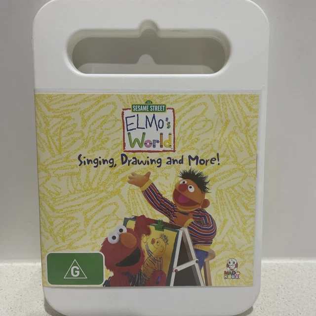 ELMO'S WORLD: SINGING, Drawing and More! (DVD, 2000) Rare Sesame Street ...