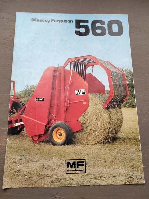 PROSPECTUS TRACTEUR PRESSE Massey Ferguson 560 Prospekt Tractor ...