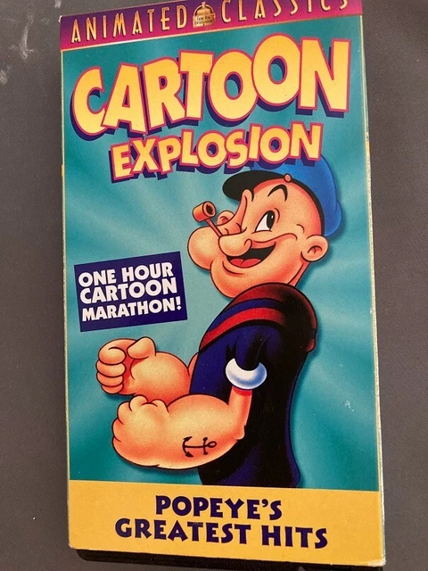 DESSIN ANIMÉ EXPLOSION : Popeyes Greatest Hits (VHS) 1999 EUR 16,58 ...