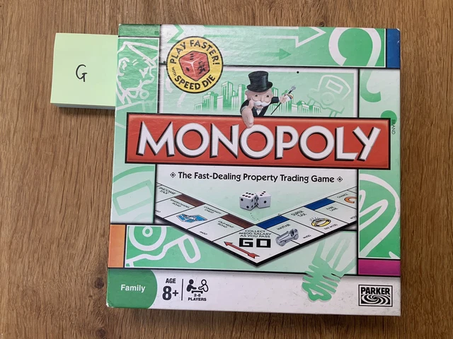 HASBRO MONOPOLY BOARD Game Standard monopoly With Speed Die £10.00 ...