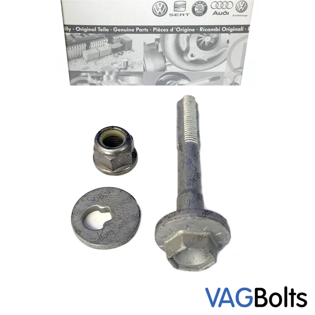 AUDI A4 UPPER Rear Suspension Eccentric Bolt Nut Kit Camber Alignment ...