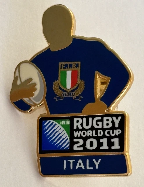 ITALY OFFICIAL RUGBY World Cup 2011 New Zealand Lapel Pin Badge £6.00 ...