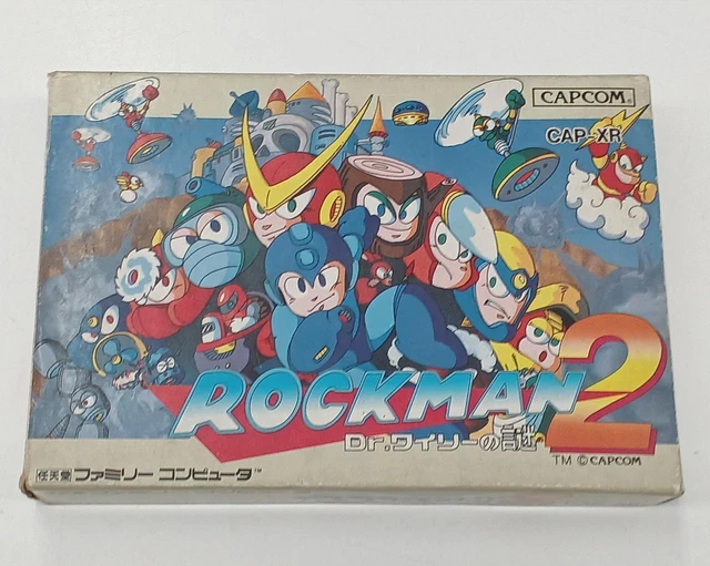 CAPCOM ROCKMAN 2 Nintendo Famicom Logiciel Avec Boîte 1988 Action Jeu ...