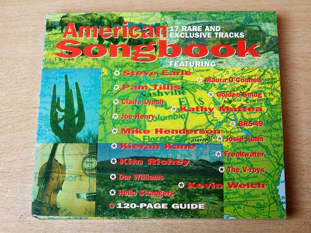 AMERICAN SONGBOOK/CD ALBUM/120 Page Booklet/Steve Earl/Pam Tillis/Joe ...