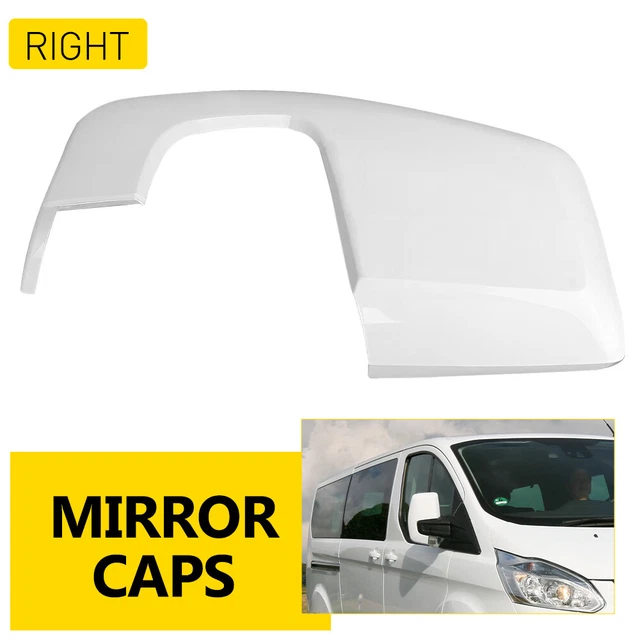 RH FIT FORD Transit Custom Painted Frozen White Front Door Wing Mirror ...