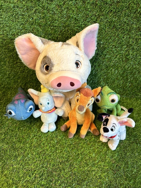 MOANA PUA PIG Dumbo Bambi Patch Pascal Bruni Disney Store Plush Soft ...