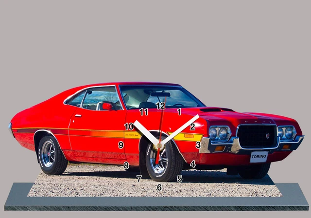 MODEL CARS, FORD TORINO 1972-02 with Clock £30.00 - PicClick UK