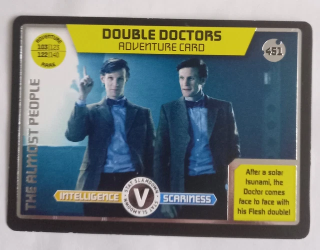 DOCTOR WHO MONSTER Invasion Ltd Edition Trading Card #451 Double Doctors £0.95 - PicClick UK