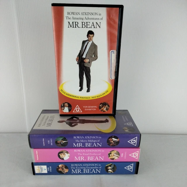 AMAZING ADVENTURES OF Mr Bean VHS Bundle PAL Rowan Atkinson Vintage ...