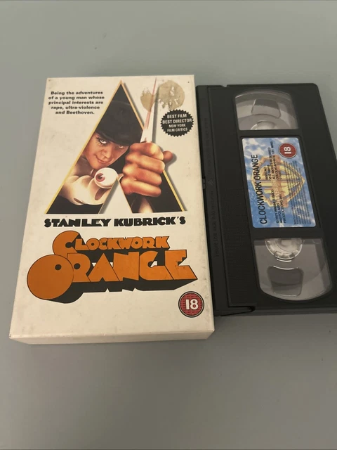CLOCKWORK ORANGE VHS Tape - Stanley Kubrick Rare Collectible £6.96 ...