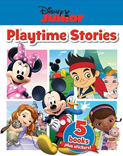 DISNEY JUNIOR PLAYTIME Stories Collection 5 Books Box Set Including ...