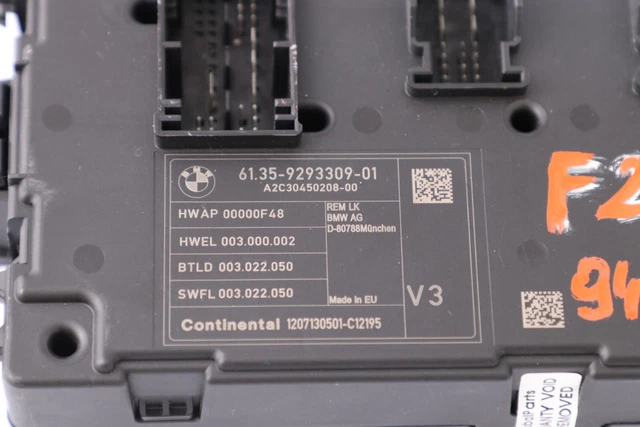 BMW F20 F21 F30 F31 F32 Body Control Unit Module REM 9293309 EUR 24,95 ...