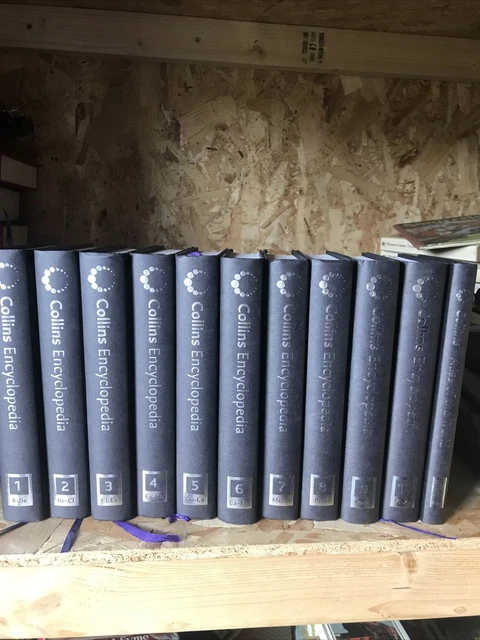COLLINS ENCYCLOPEDIA THE Definitive Reference Library : Full Set : 10 ...