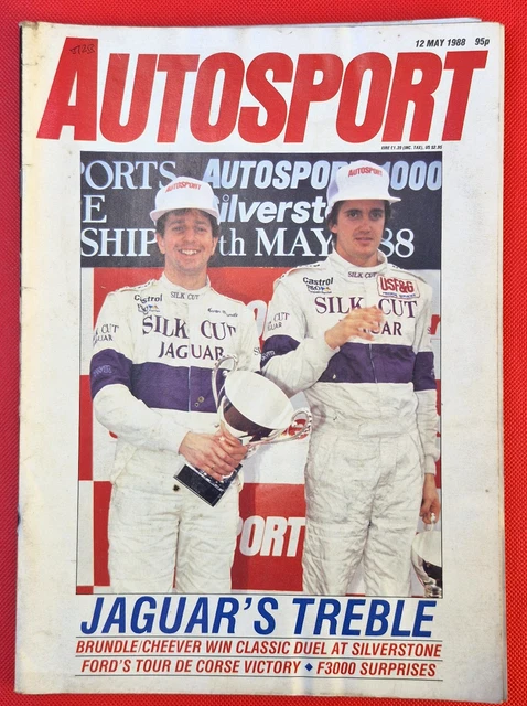 AUTOSPORT 12 MAY 1988* SILVERSTONE WSC - VALLELUNGA F3000 - TOUR DE ...