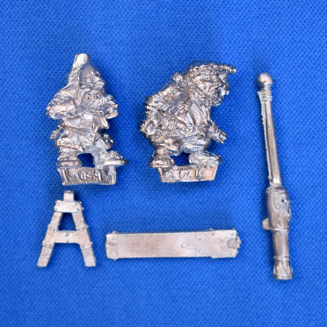 WARHAMMER CITADEL OOP 80s MARAUDER MINIATURES MM14 DWARF SWIVEL GUN WAR ...