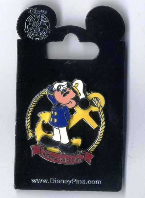 DISNEY CRUISE LINE Captain Mickey Mouse Anchor Pin Badge DCL £24.95 ...