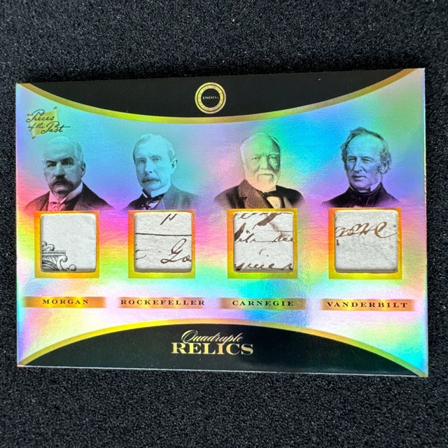 2024 PIECES OF The Past 1800s MORGAN ROCKEFELLER CARNEGIE VANDERBILT ...