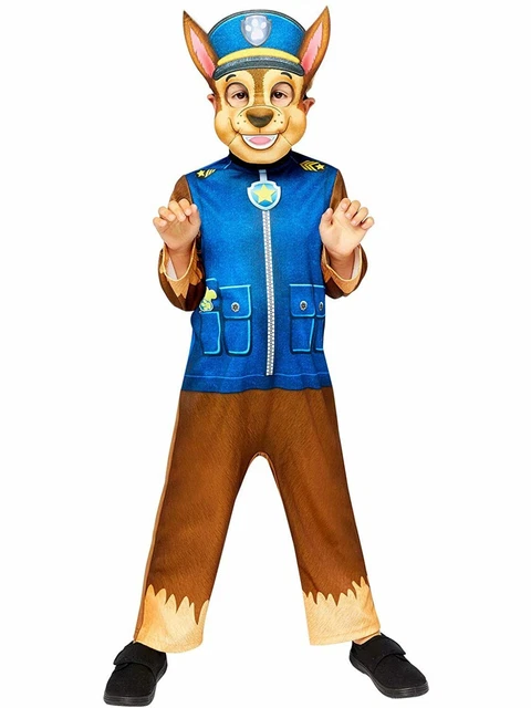 CHILDS CLASSIC CHASE Fancy Dress Paw Patrol Costume Cartoon Dog ...