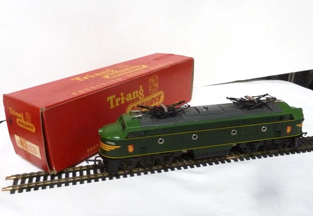 TRIANG RAILWAYS LOCOMOTIVE R257 DOUBLE ENDED ELECTRIC PANTOGRAPH 1950's ...