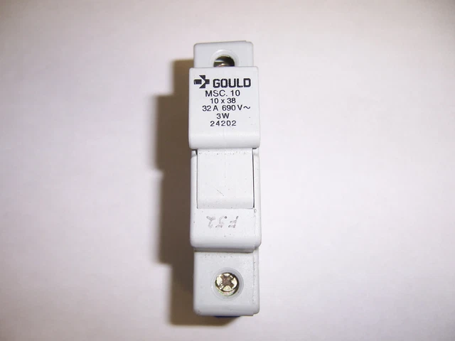 PORTE-FUSIBLE GOULD MSC 10 X 38 10 32 Amp 690v 3w 24202 EUR 3,43 - PicClick FR
