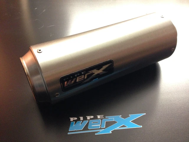PIPE WERX TRIUMPH Street Triple 765 Brushed Stainless Steel WERX GP ...