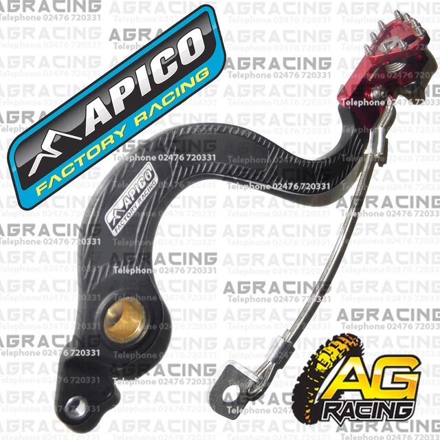APICO BLACK RED Rear Brake Pedal Lever For Honda CRF 150 2011 Motocross ...