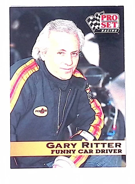 1992 PRO SET NHRA et Winston Drag Racing Card #37 Gary Ritter EUR 1,10 ...