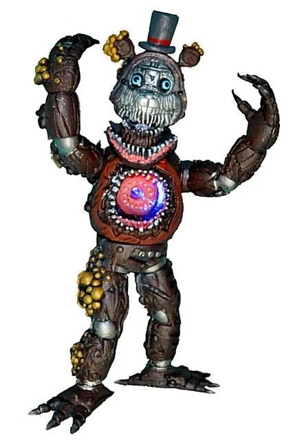 FIGURINE ARTICULÉE FNAF ANIMATRONIC TWISTED FREDDY FAZBEAR 8" Five ...