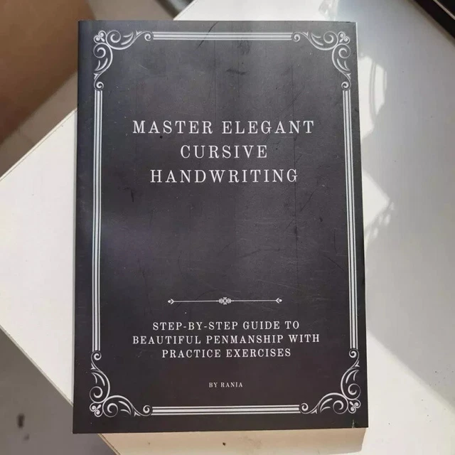 HANDWRITING PRACTICE SHEETS, Penmanship Workbook with Cursive Alphabet ...