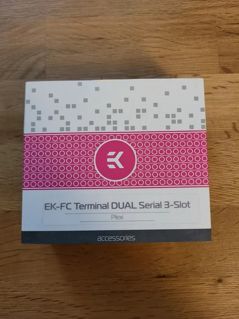 EKWB EK-FC TERMINAL Dual Serial 3-Slot - Plexi - GPU Adapter EUR 9,00 ...