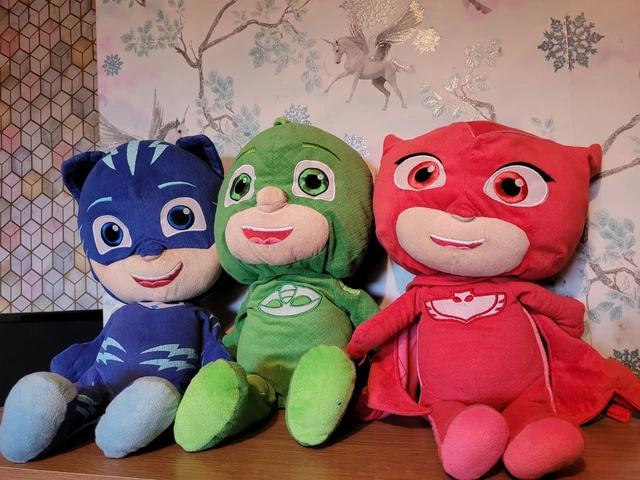 PJ MASK PLUSH Toys Bundle Catboy Gekko Owlette. 22"Long £9.00 - PicClick UK