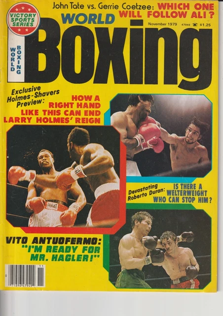 WORLD BOXING JOHN Tate vs Gerrie Coetzee November 1979 (KL1062) £10.30 ...
